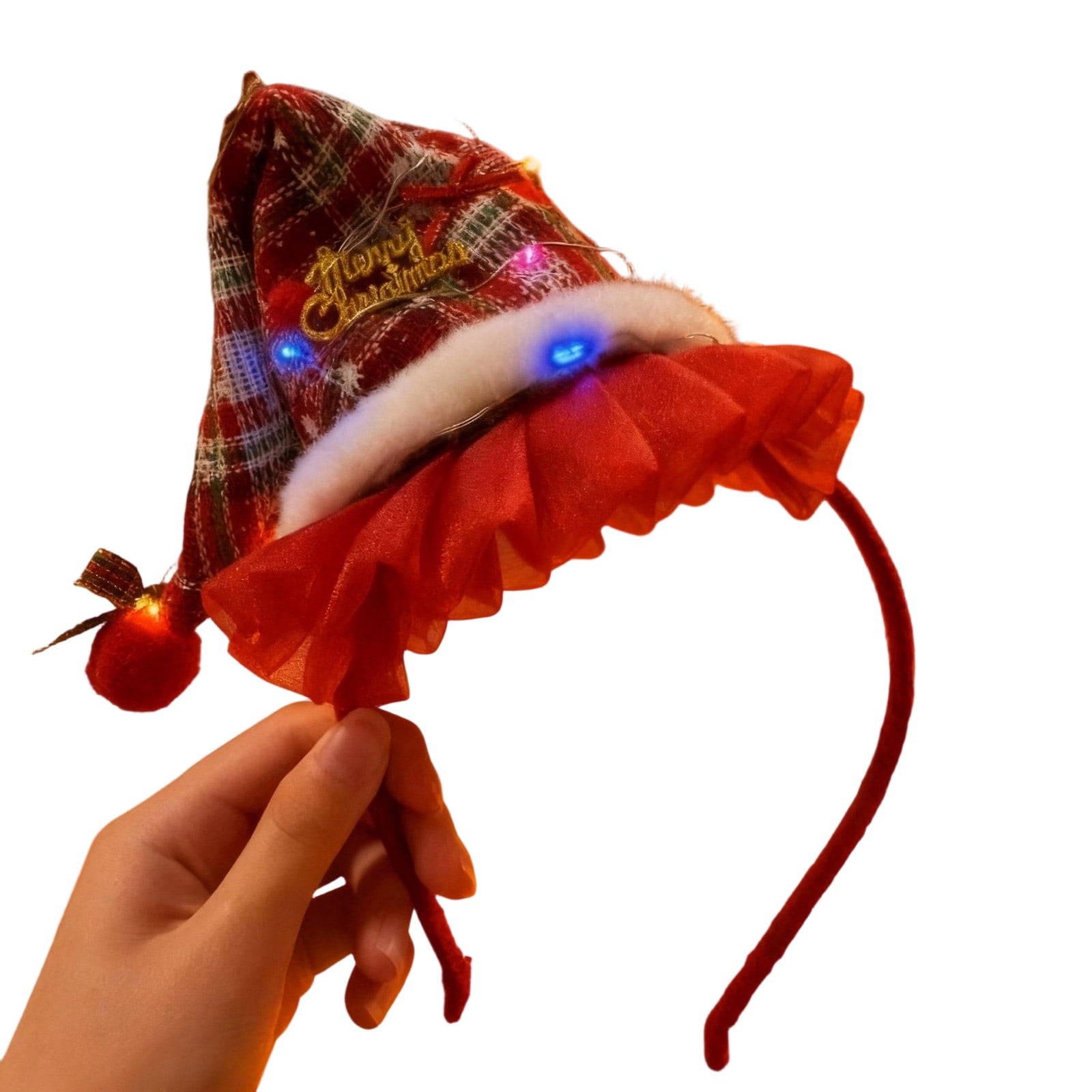 Illuminated Festival Hair Hoop Mesh Headwear Easy Operate Switching ...