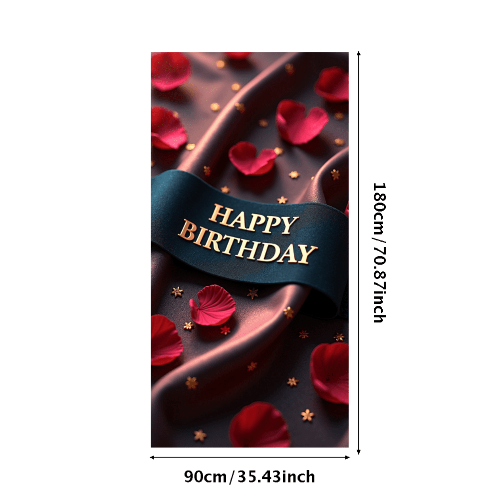 Illuminated Happy Birthday Banner Backdrop Party Decoration for ...