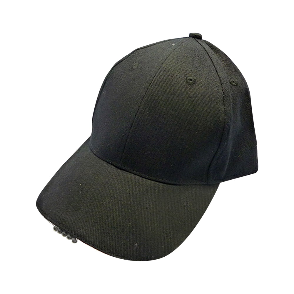 Illuminated Hat, LED Light Illuminated Baseball Cap black - Walmart.com