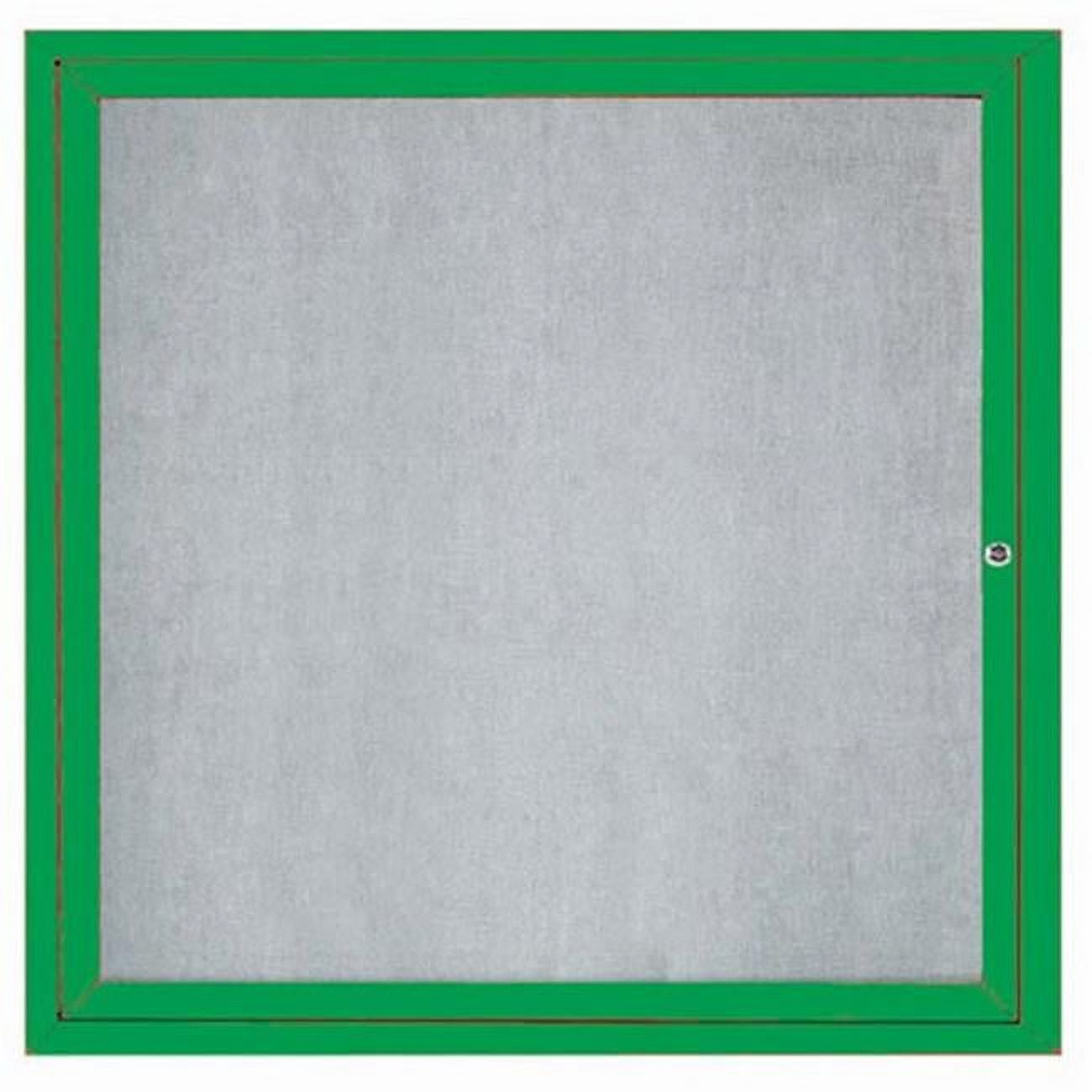 Illuminated Outdoor Enclosed Bulletin Board - Green - Walmart.com