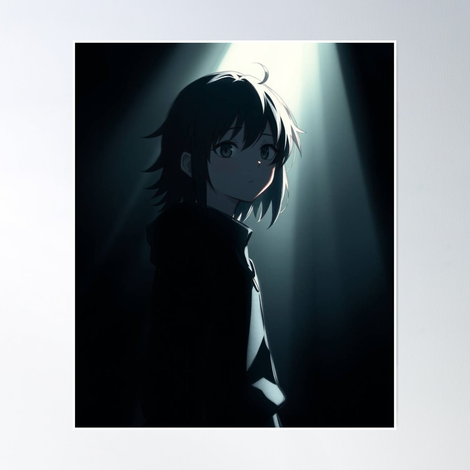 Illuminated Scholar - Anime Mage In The Shadows Poster Wall Art, Modern ...