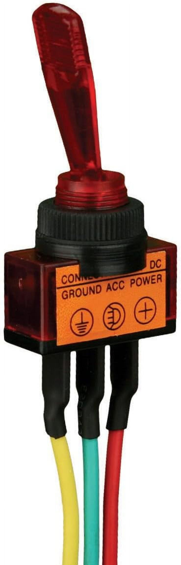 Illuminated Toggle Switch Red 5 Pack- IBITSR - Walmart.com