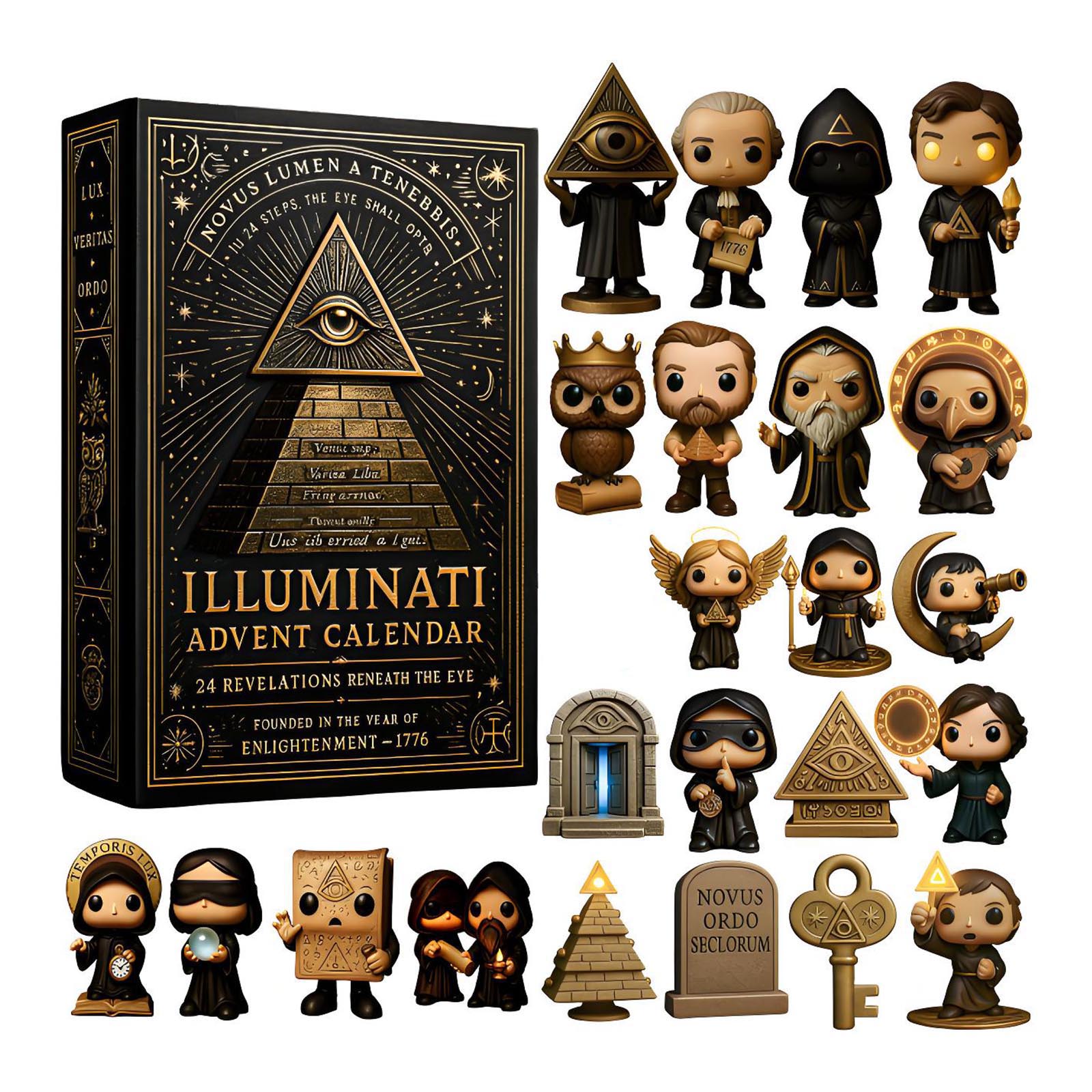 Illuminati Advent Calendar 2025 - 24 Days Surprises Illuminati Pendant ...