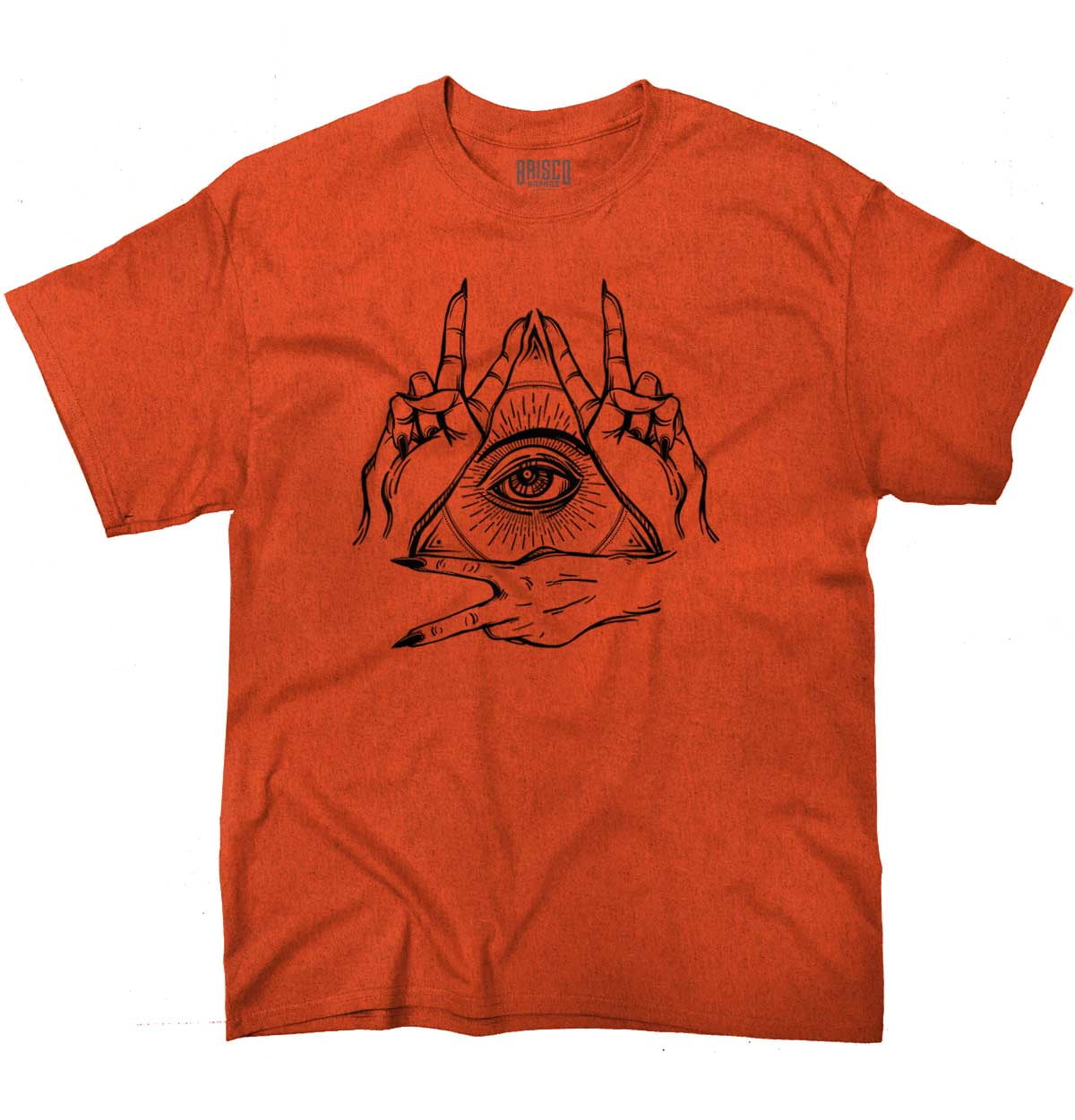 Illuminati Pyramid All Seeing Eye Women's Graphic T Shirt Tees Brisco ...