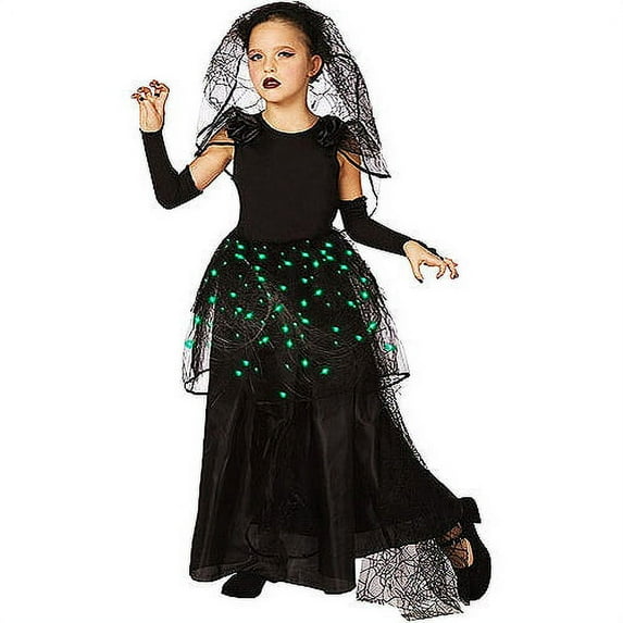 Illuminating Dark Bride Child Dress-Up Costume - Walmart.com