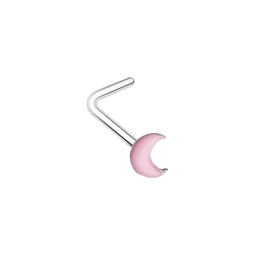 Illuminating Glow in the Dark Moon L-Shape Nose Ring - Walmart.com