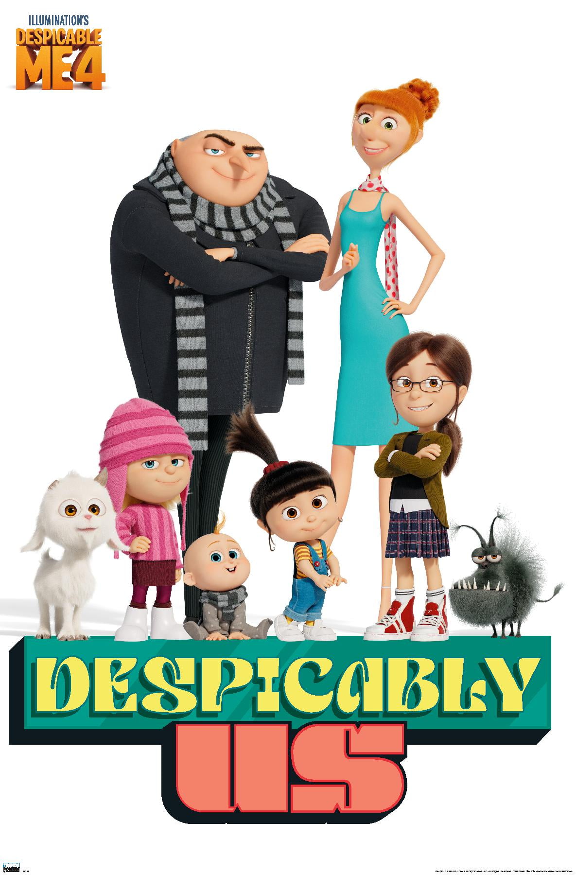 Illumination Despicable Me 4 - Despicably Us Wall Poster, 22.375" x 34 ...