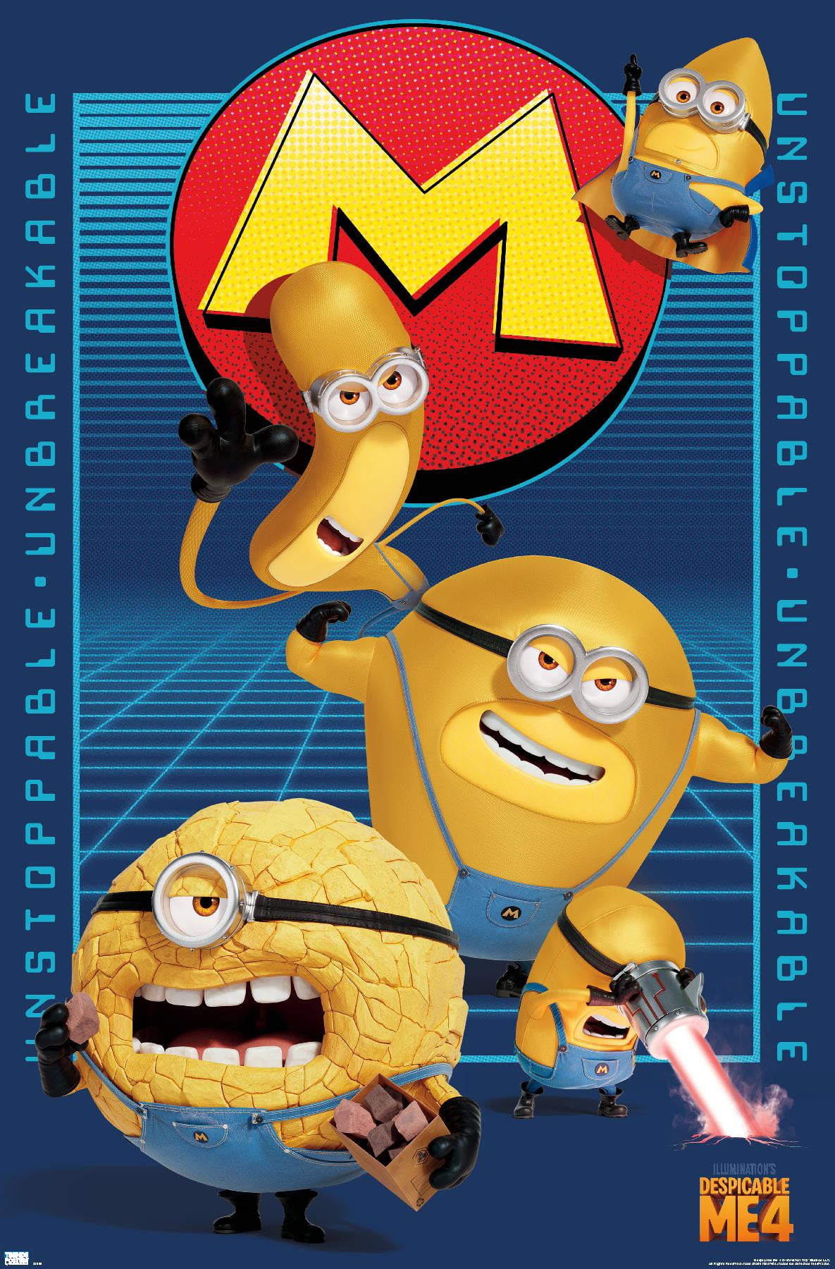Illumination Despicable Me 4 - Unstoppable Wall Poster, 22.375" x 34 ...