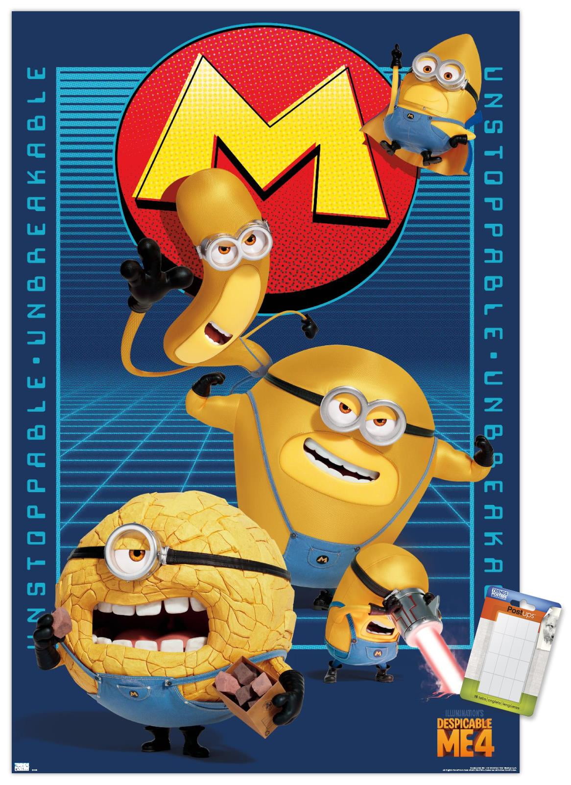 Illumination Despicable Me 4 - Unstoppable Wall Poster, 22.375" x 34 ...