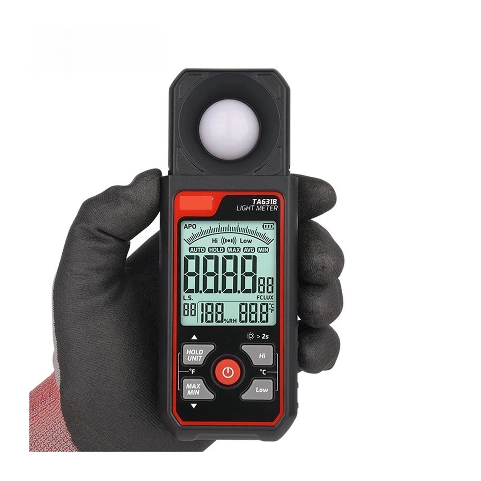 Illumination Meter TA631B Light Meter Lumen Tester Brightness ...
