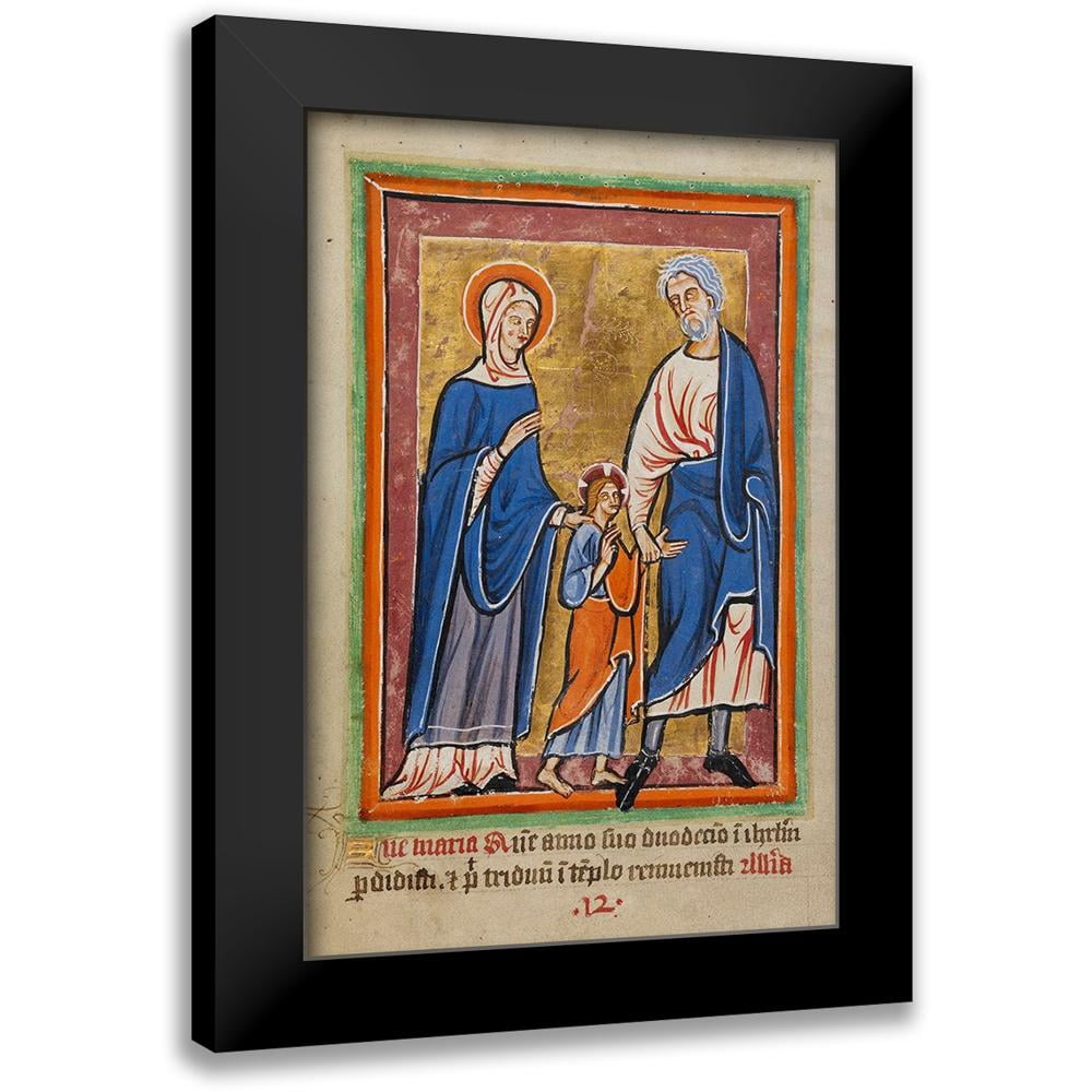 Illuminator , Unknown 12th Century 11x14 Black Modern Framed Museum Art ...