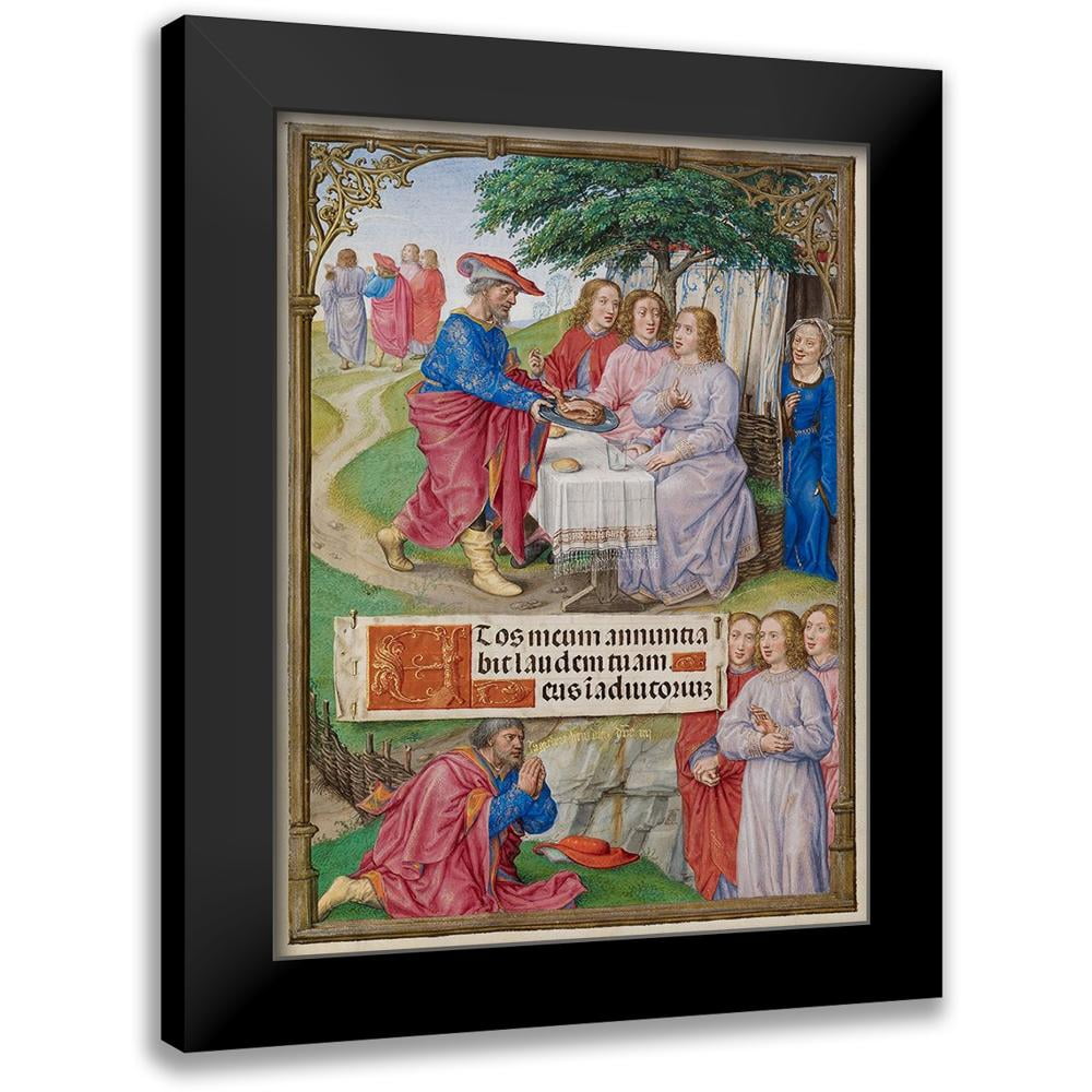 Illuminator, Unknown 16th Century Flemish 19x24 Black Modern Framed ...
