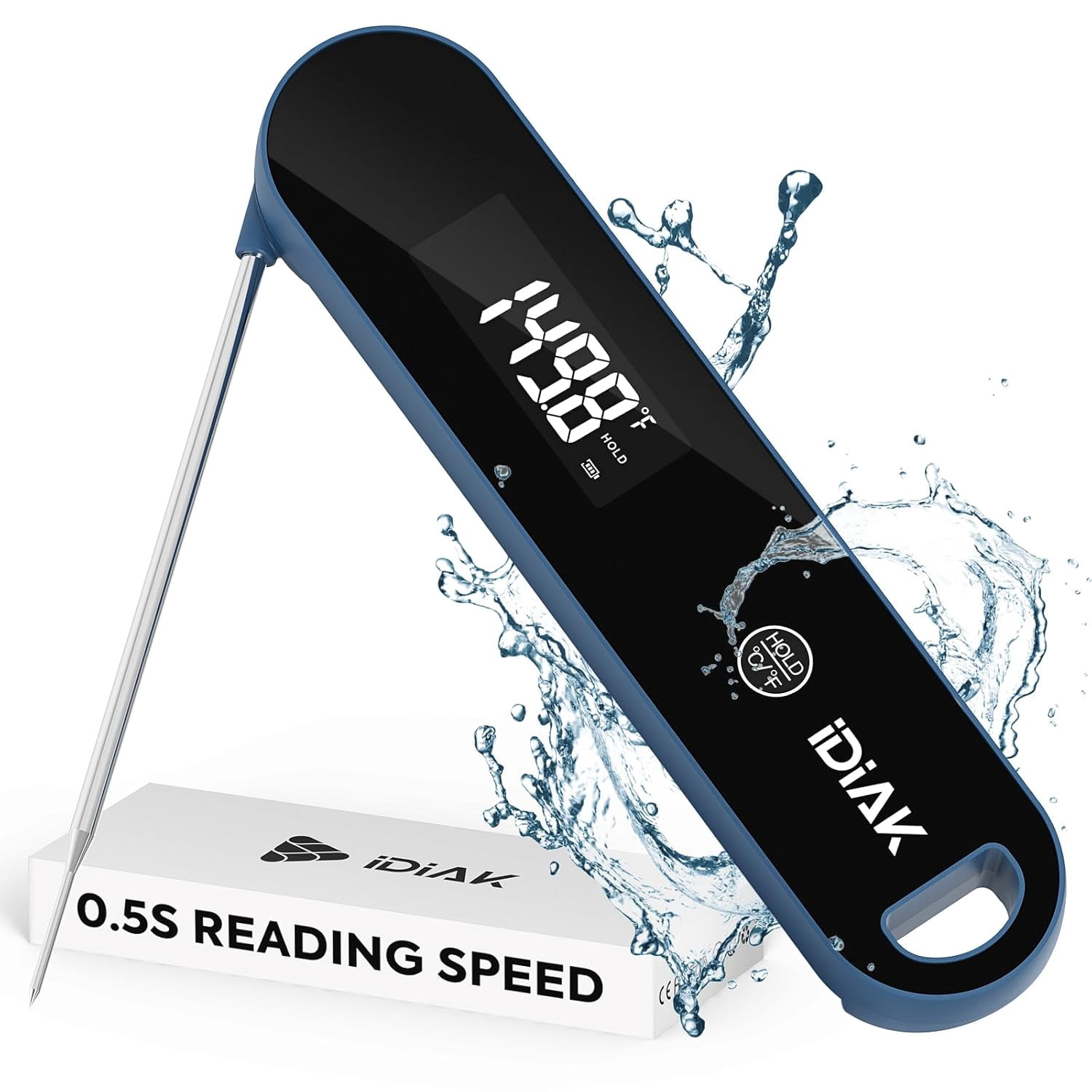 Illuminlabs Meat Thermometer - Instant Read Digital Food Thermometer ...