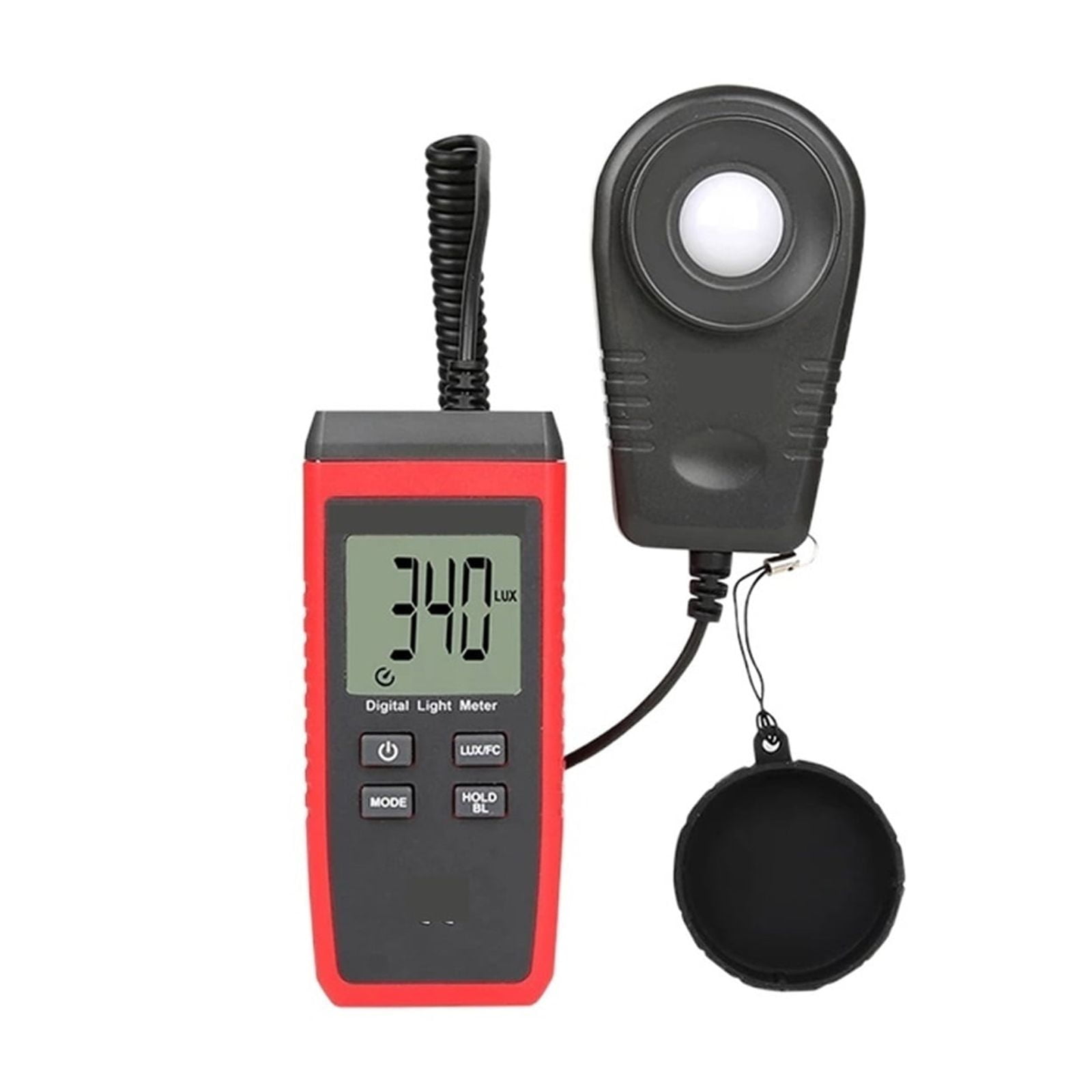 Illuminometer Light Meter 200,000 LUX Digital Luxmeter Luminance Lux Fc ...