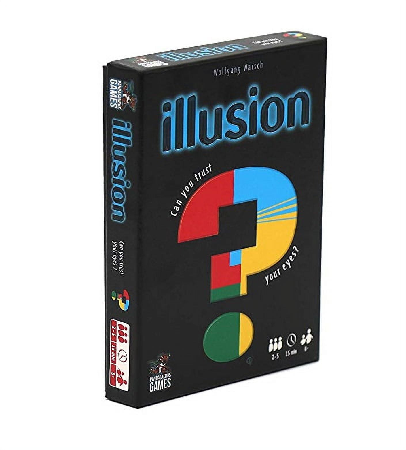 Pandasaurus Games Illusion Card Game, Optical Perception Gameplay ...