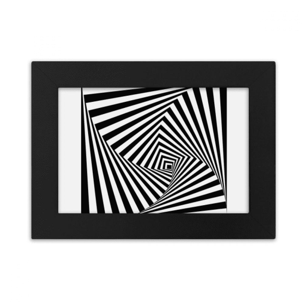 Illusion Line Repeating Rhombus Desktop Photo Frame Ornaments Picture ...