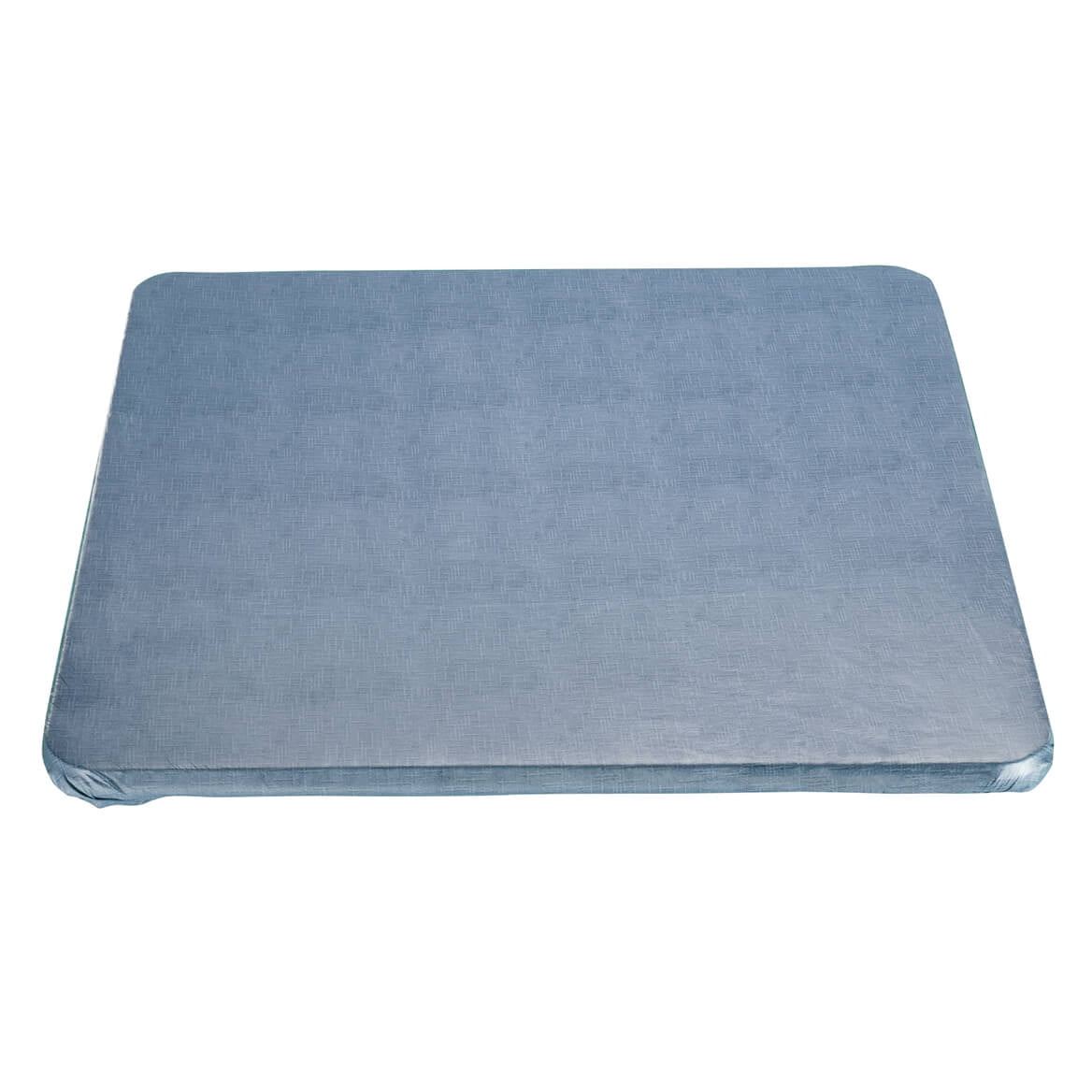 HSK Illusion Weave Blue Vinyl Fabric Outdoor Square Table Cover with ...