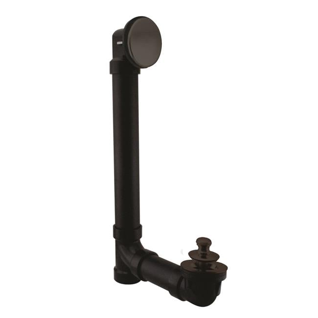 Illusionary 12 & 4 in. Schedule 40 ABS Bath Waste & Overflow with Lift ...