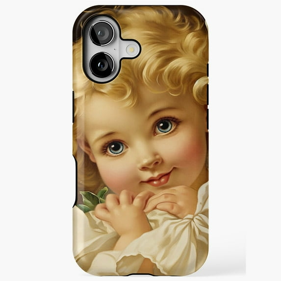 Illustrated Amy Angel Victorian Artwork Case for iPhone 17 through 11 ...