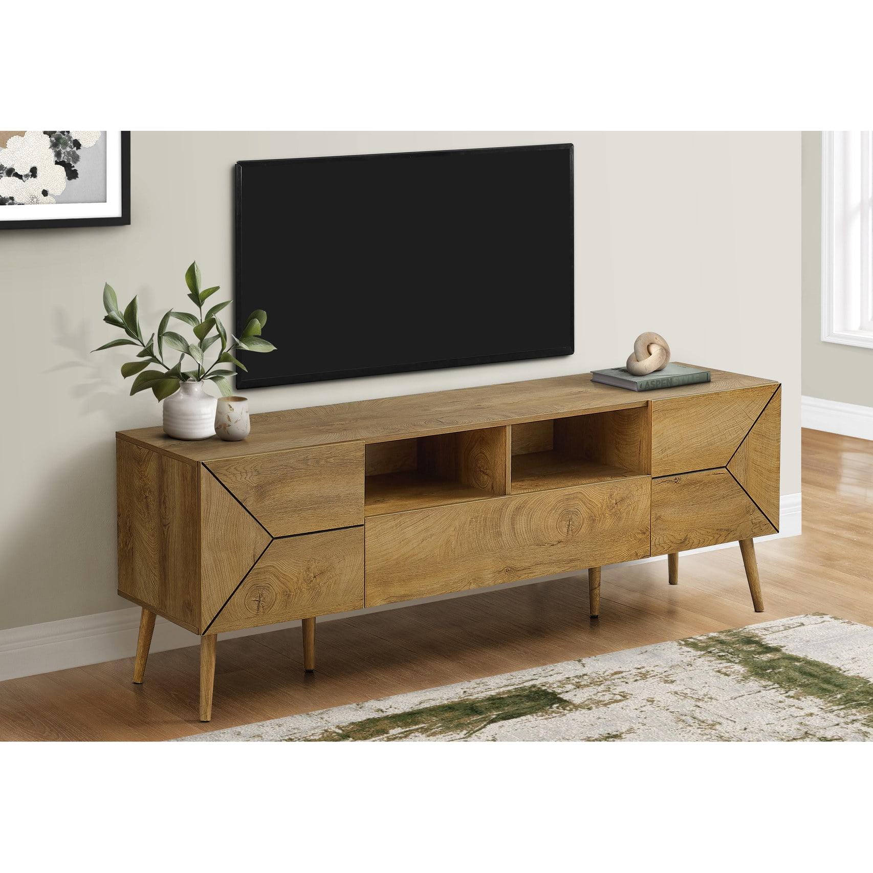 Illustrated Assembly Instructions - Make Setup of the TV Stand Simple ...