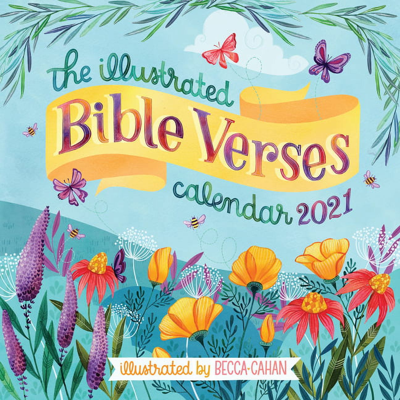 Illustrated Bible Verses Wall Calendar 2021 (Other) - Walmart.com