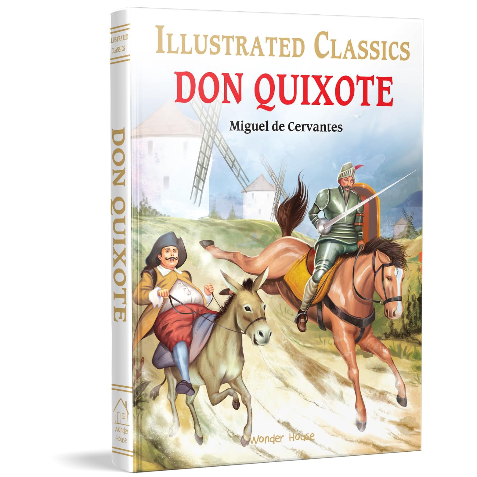 Illustrated Classics: Don Quixote for Kids (Hardcover) - Walmart.com