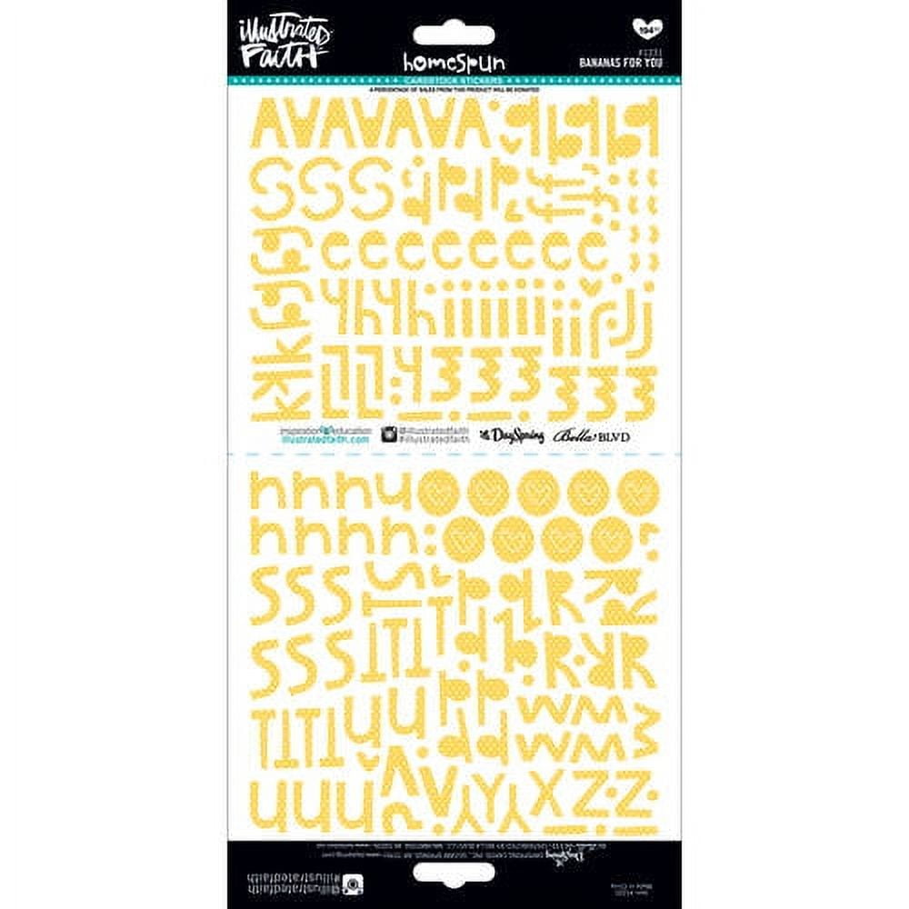 Illustrated Faith Basics Stickers, 6" x 12" - Walmart.com