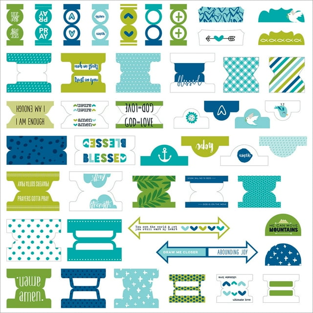 Illustrated Faith Basics Tabbies Office Tabs 47/Pkg-Adam's Mix ...