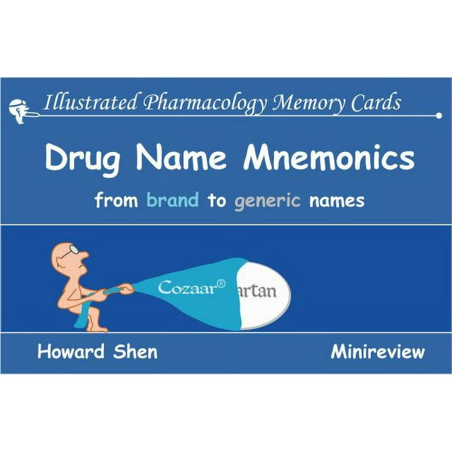 Pre-Owned Illustrated Pharmacology Memory Cards: Drug Name Mnemonics ...