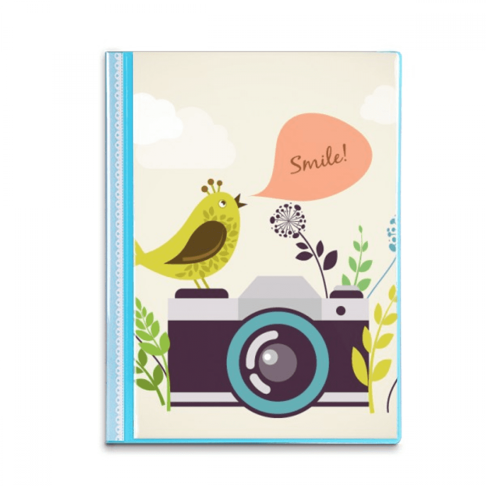 Illustration Bird Greeting on Camera Book Sheet Protectors Portfolio ...
