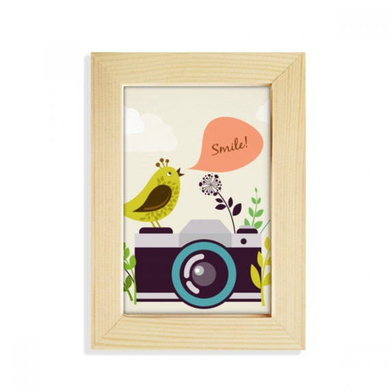 Illustration Bird Greeting on Camera Desktop Display Photo Frame ...