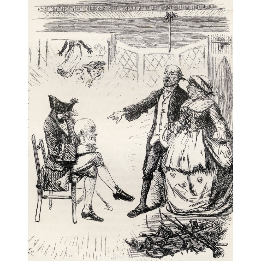 Illustration By J Leech To The Poem The Legend Of Hamilton Tighe From ...