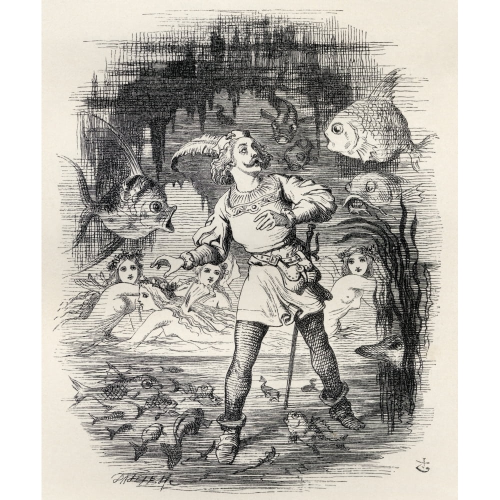 Illustration By J. Tenniel To The Poem Sir Rupert The Fearless A Legend ...