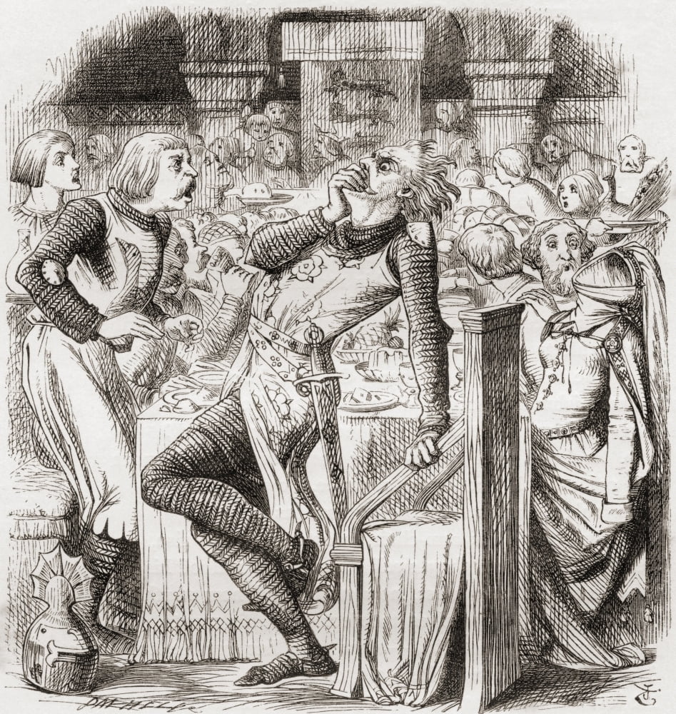 Illustration By J. Tenniel To The Poem The Blasphemer's Warning. From ...