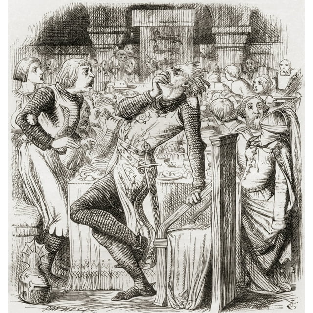 Illustration By J. Tenniel To The Poem The Blasphemer's Warning. From ...