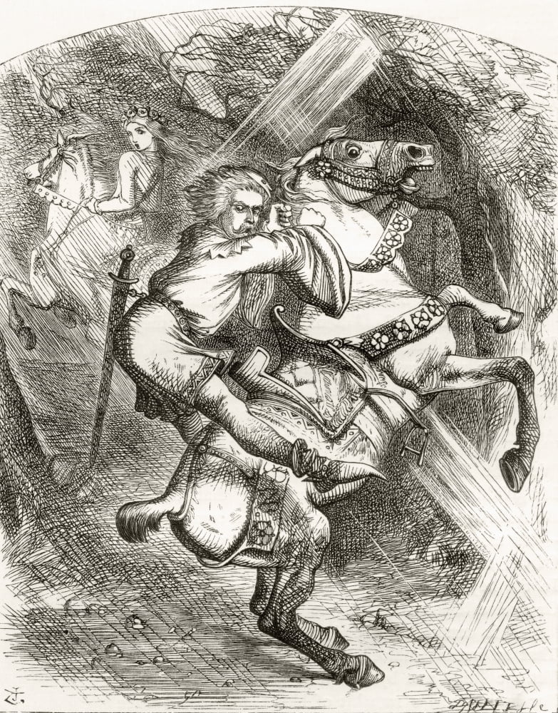 Illustration By J. Tenniel To The Poem The Blasphemer's Warning. From ...