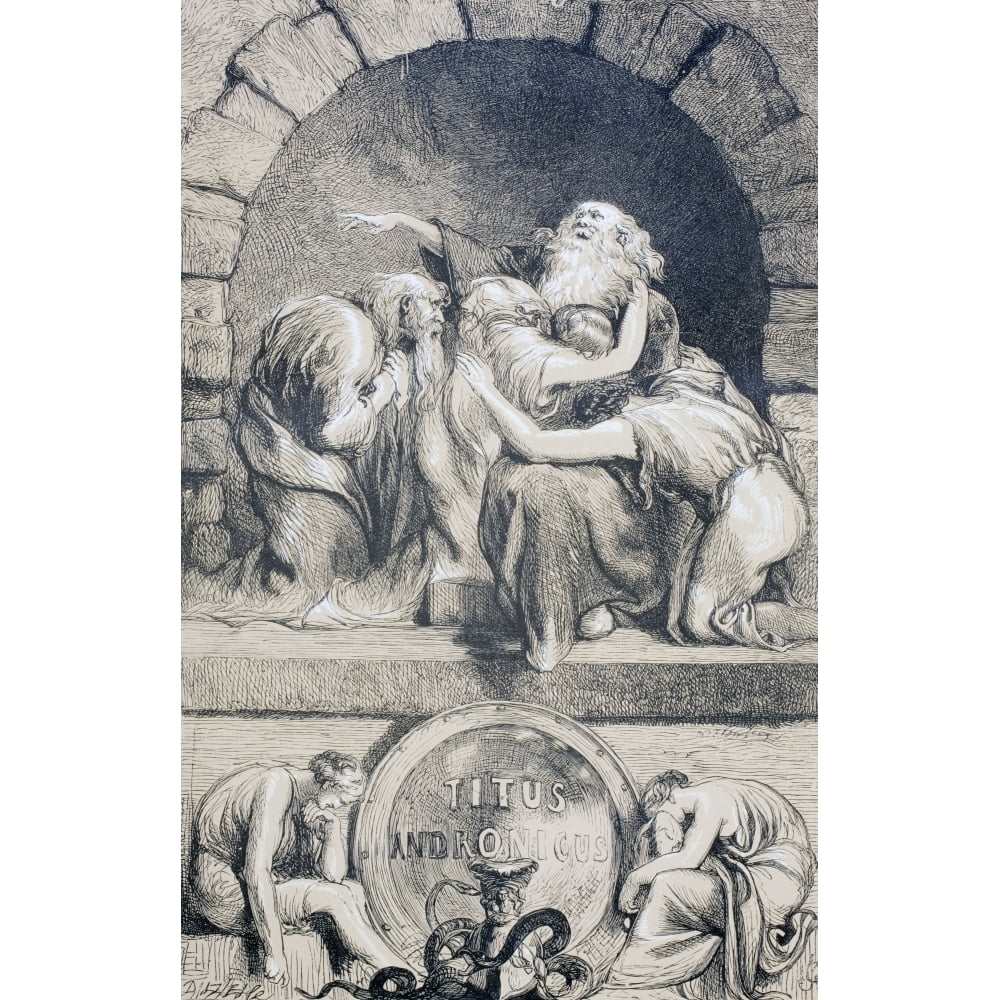 Illustration By Sir John Gilbert For Titus And Andronicus By William ...