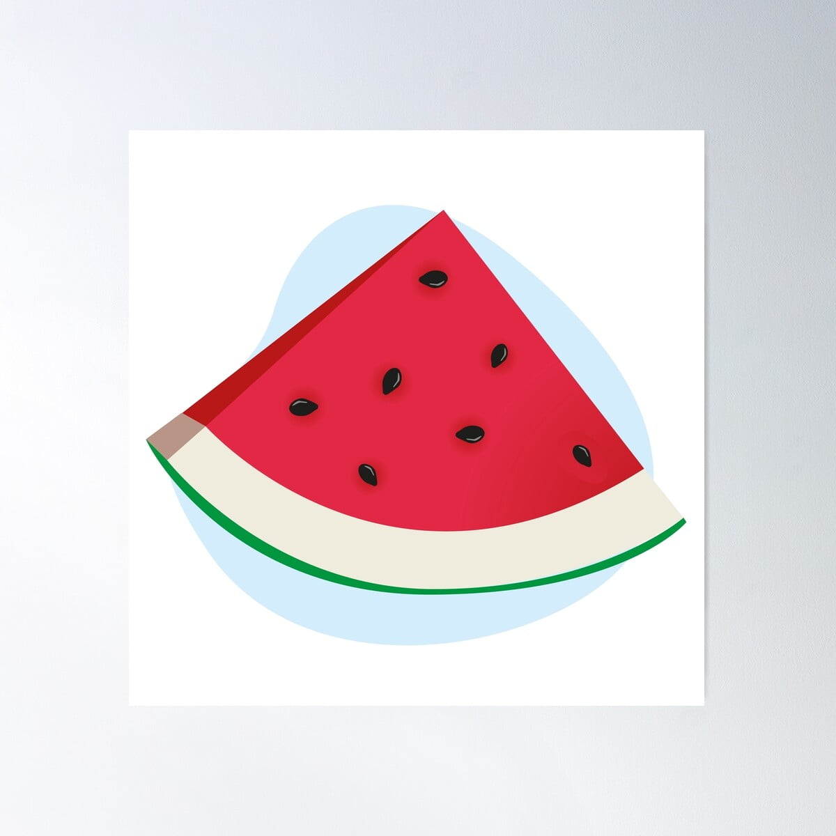 Illustration Of Food Fruit Watermelon. Ideal For Educational And ...