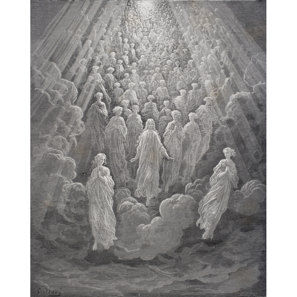Illustration For Paradiso By Dante Alighieri Canto V Lines 99 And 100 ...