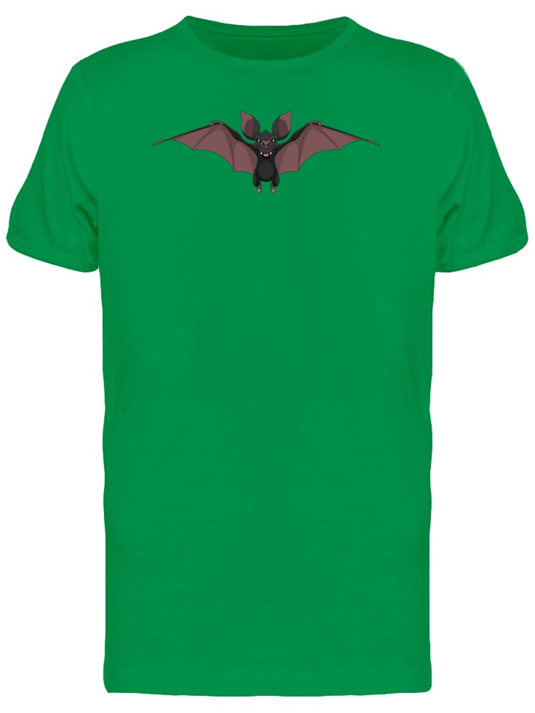 Illustration Of A Funny Bat Tee Men's - Men T-Shirt, Large - Walmart.com