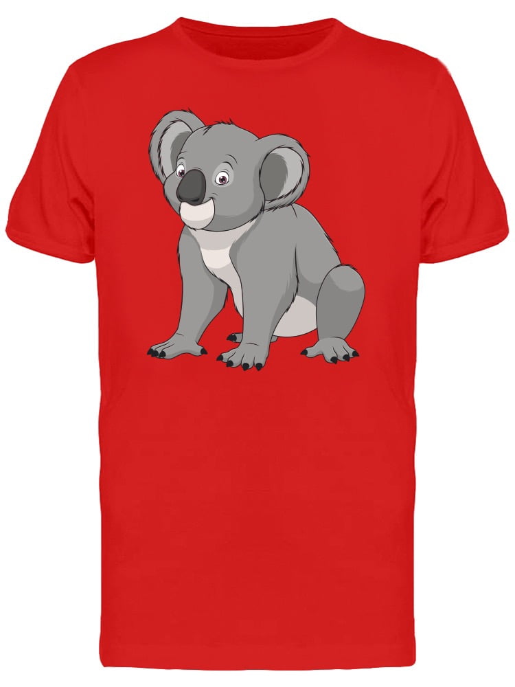 Illustration Of An Adult Koala Tee Men's -Image by Shutterstock ...