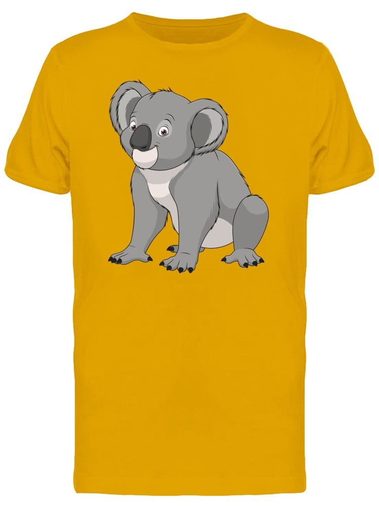 Illustration Of An Adult Koala Tee Men's -Image by Shutterstock ...