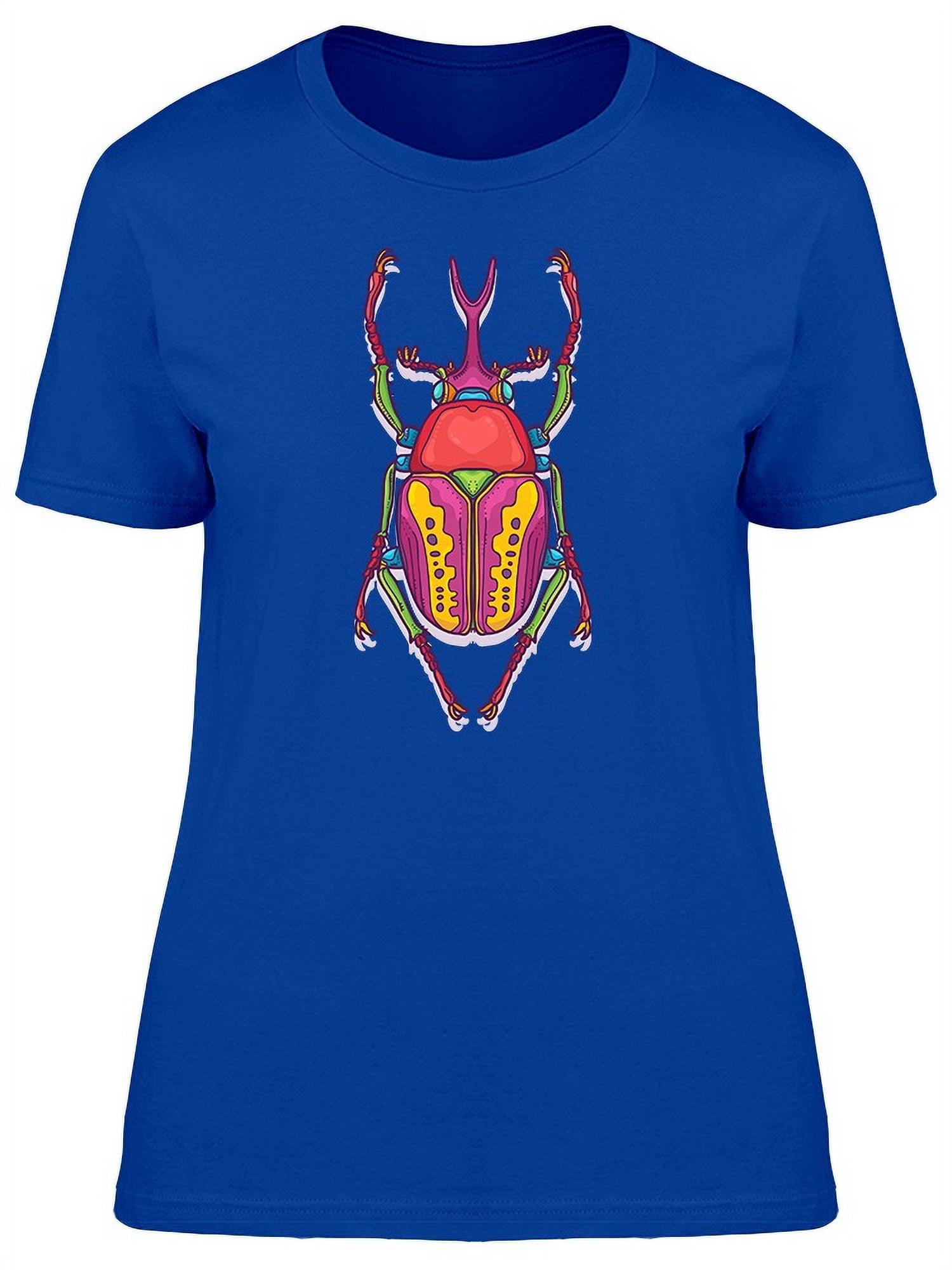 Illustration Of Colorful Scarab T-Shirt Women -Image by Shutterstock ...