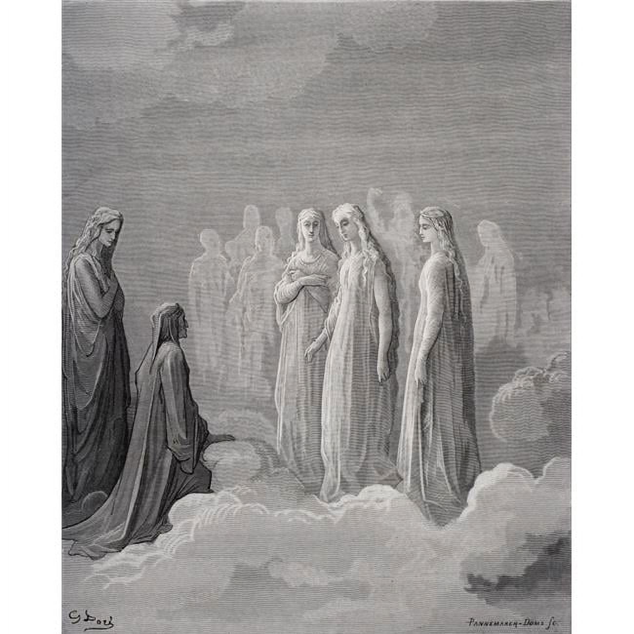 Illustration for Paradiso by Dante Alighieri Canto III Lines 14 & 15 by ...