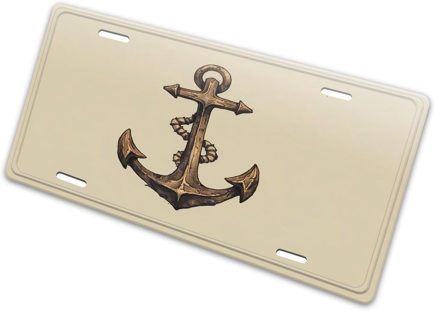 Illustration of and on Stained Background Summer Design License Plate ...