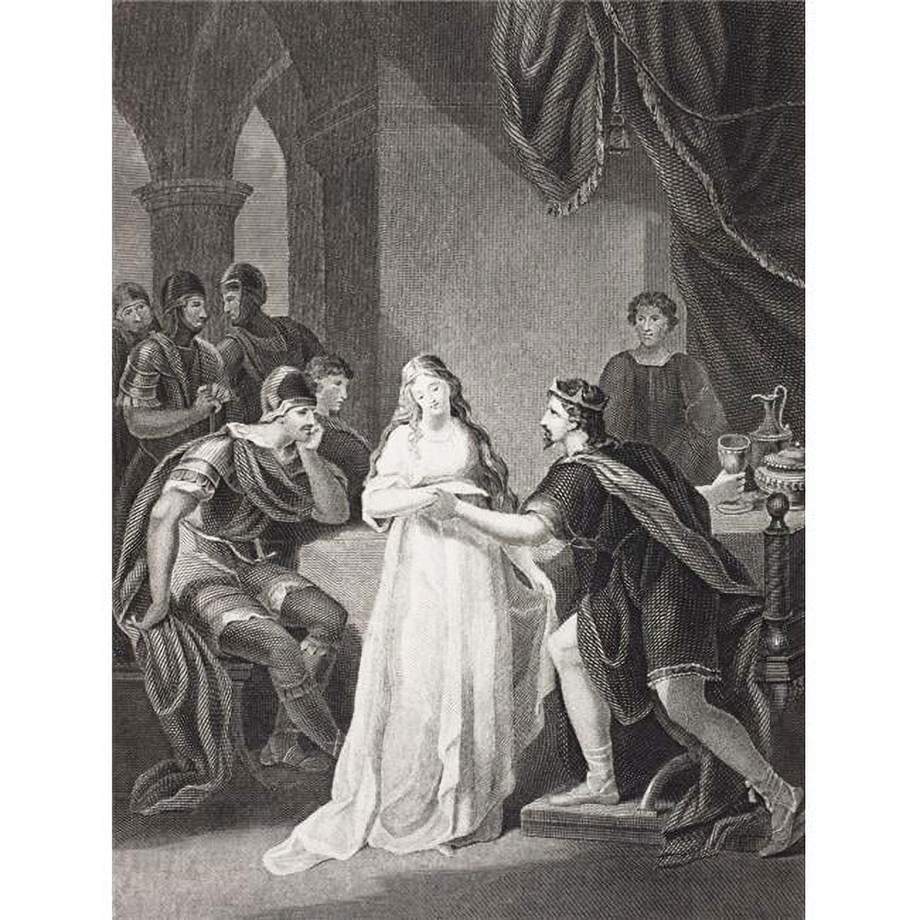Illustration To The Play Vortigern & Rowena From The Book Gallery of ...