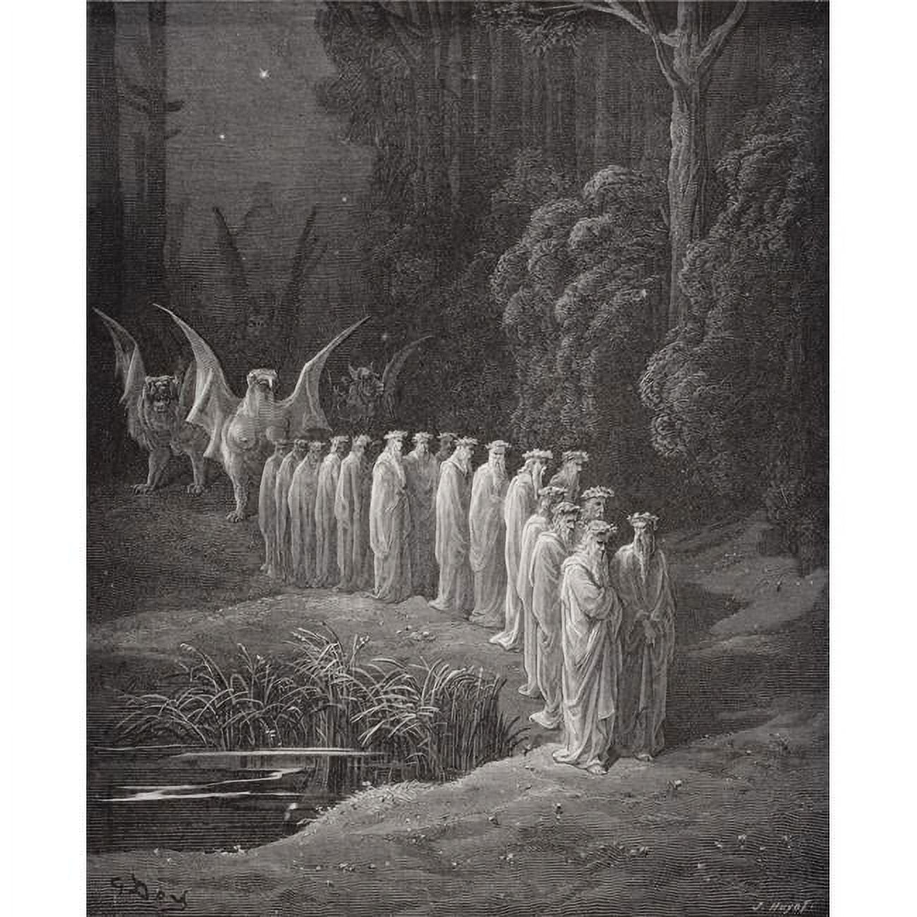 Illustration for Purgatorio by Dante Alighieri Canto Xxix Lines 80 To ...
