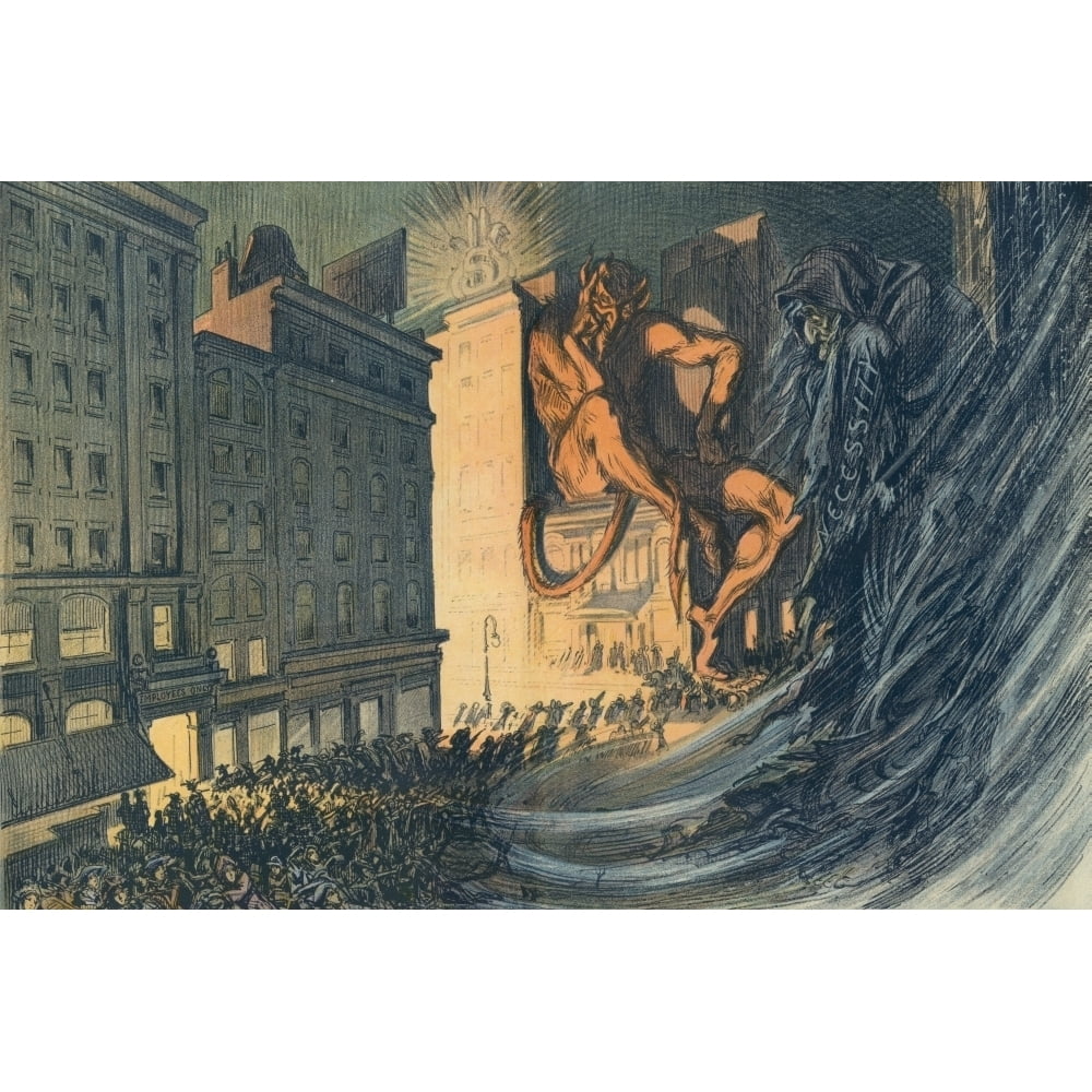 The hag and the fiend in partnership Poster Print by Udo J. Keppler (18 ...