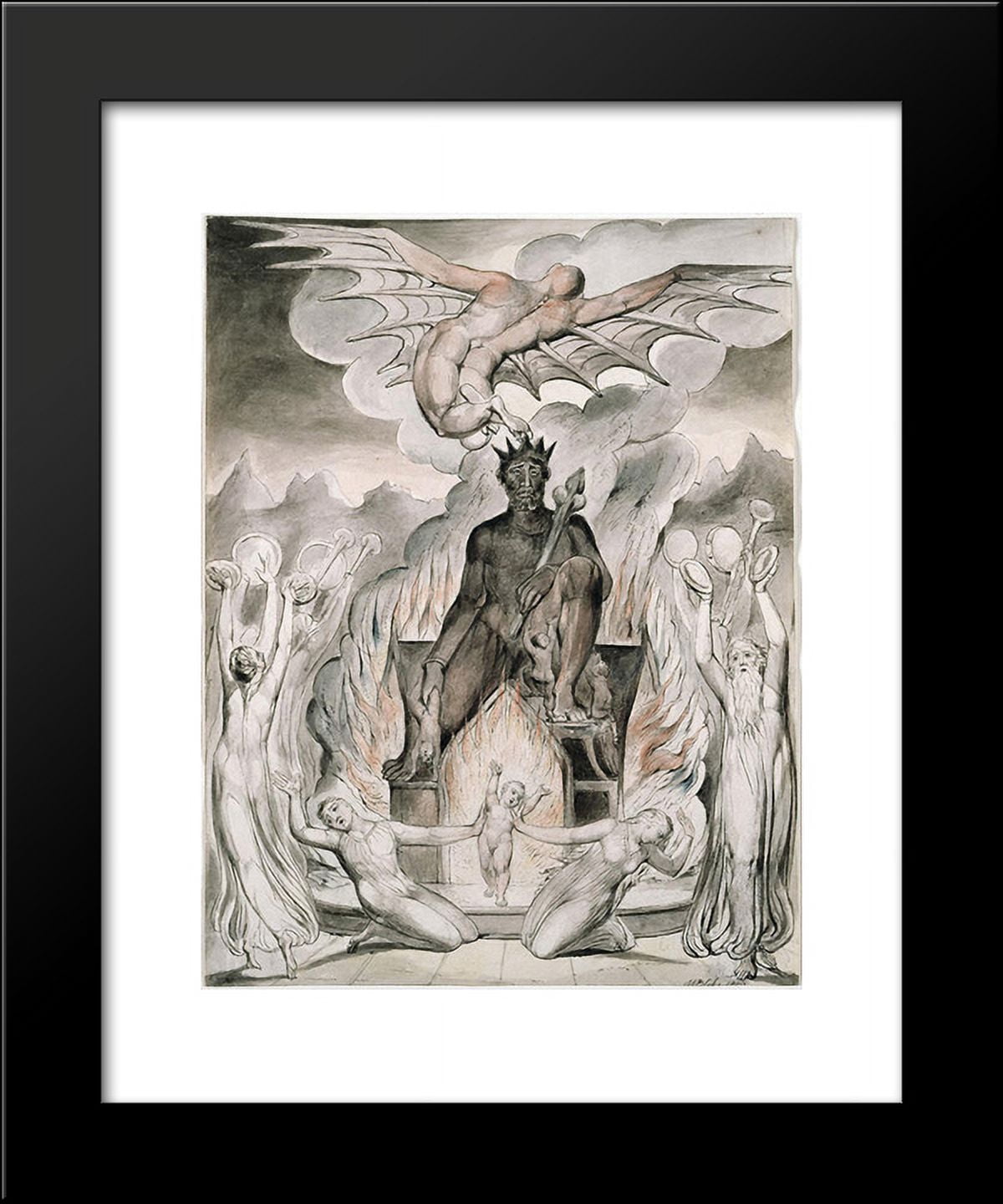 Illustration to Milton`s On the Morning of Christ`s Nativity 20x24 ...