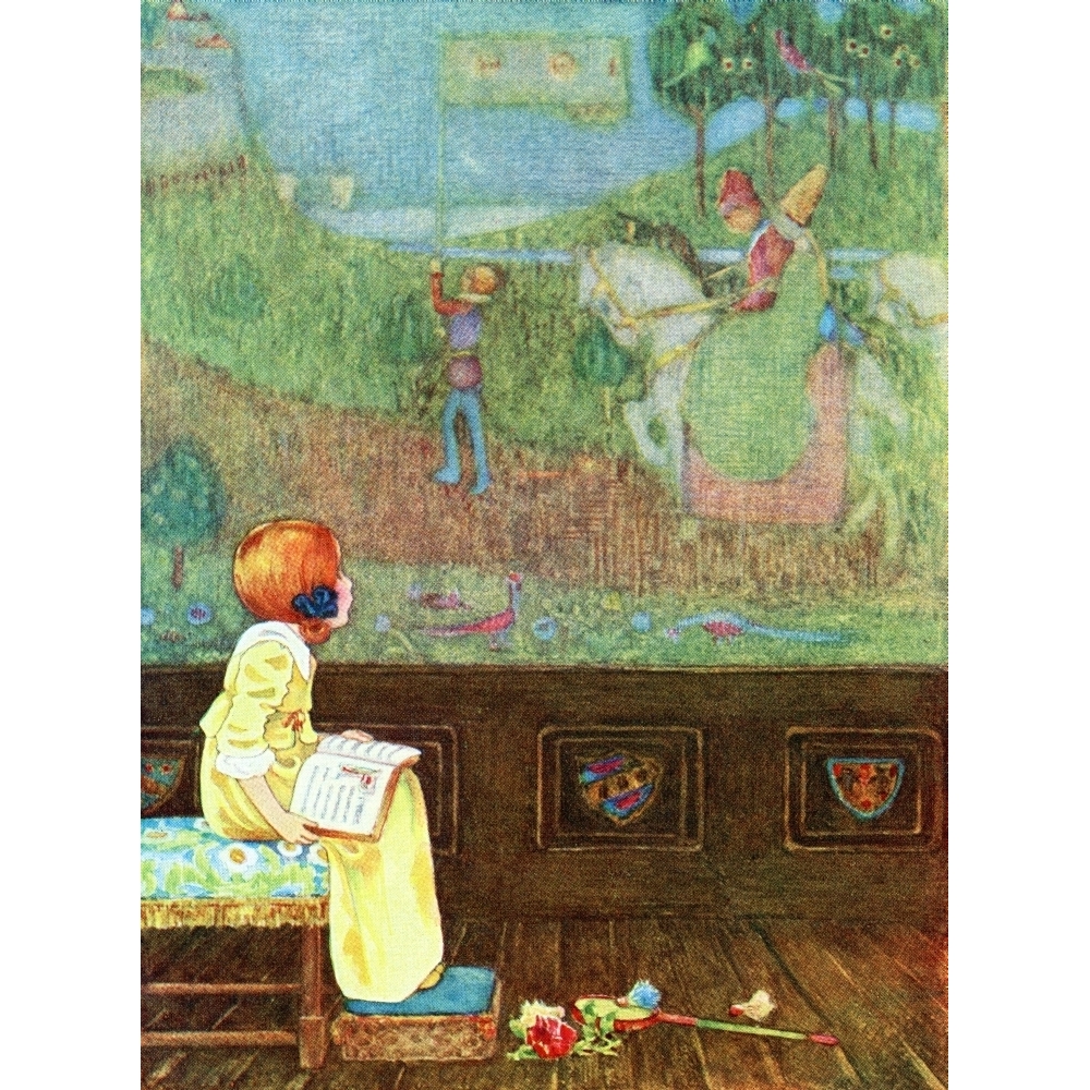 Illustration to the poem Faded Tapestry from the book Childhood by ...